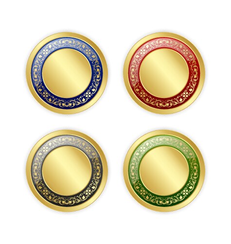 Three plaques Royalty Free Vector Image - VectorStock