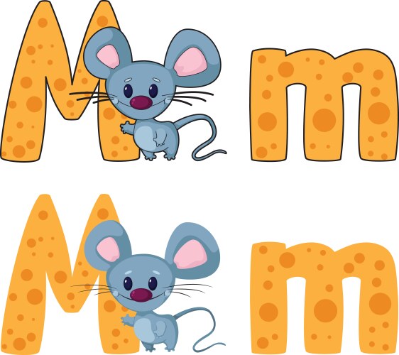 Letter M Cartoon Vector Images (over 1,300)