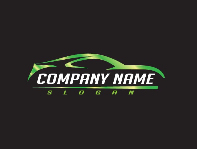 Auto Black Through Logo