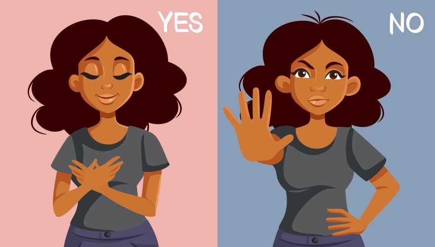 Girl Saying Yes Vector Images (over 130)