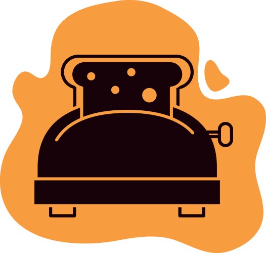Broken toaster error 3d icon Royalty Free Vector Image