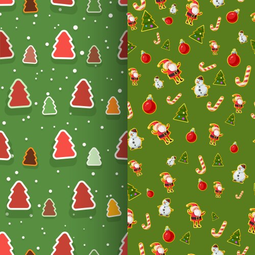 Gift wrapping paper cartoon seamless pattern Vector Image
