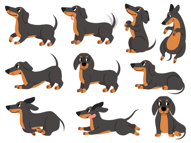 Dachshund Vector Images (over 8,400)