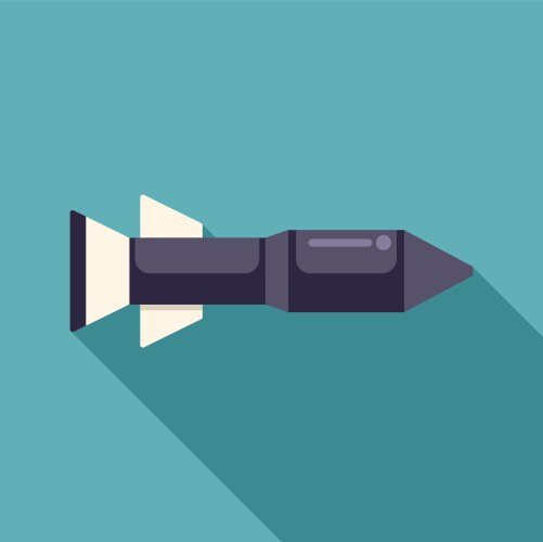 Shoulder launched missile launcher system causing Vector Image