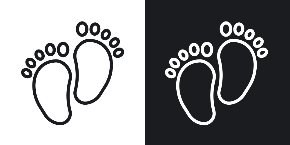 Foot Outline Feet Vector Images (over 2,400)
