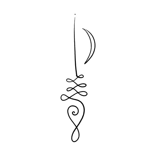 Unamole samadhi sacred geometry hindu Royalty Free Vector