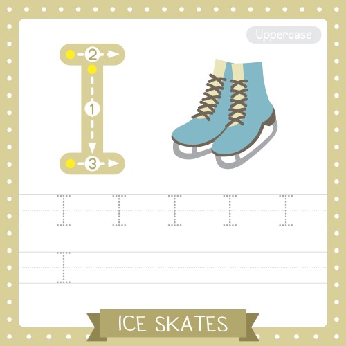 Letter I Tracing Vector Images (over 130)