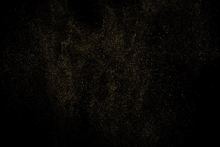 Golden stardust Royalty Free Vector Image - VectorStock