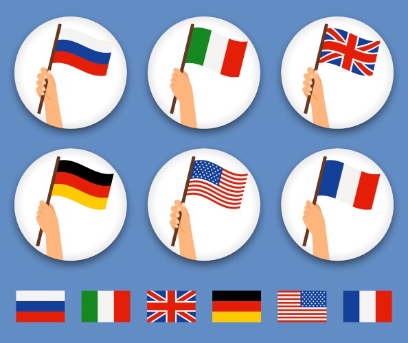 Flags of Different Countries Vector Images (over 3,000)