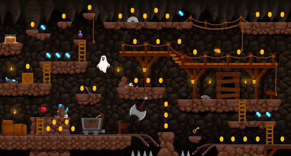 Game Level Maps Vector Images (over 710)