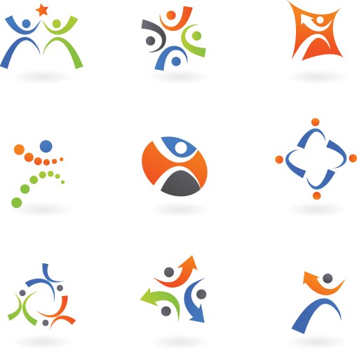 Logo collection 01 Royalty Free Vector Image - VectorStock