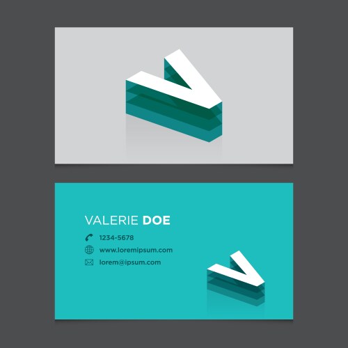 Business card 02 Royalty Free Vector Image - VectorStock