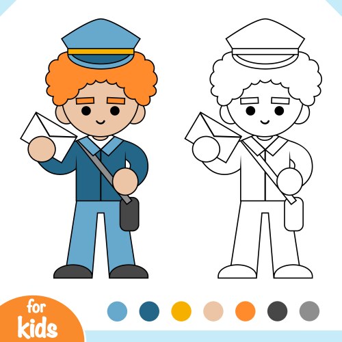 Cap Outline Postman Vector Images (98)