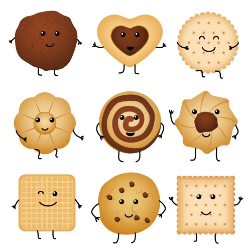 Cartoon Cookies Vector Images (over 49,000)