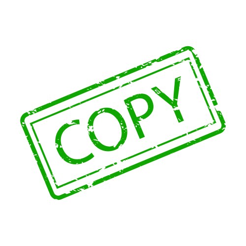 Controlled Copy Stamp Vector Images (over 190)