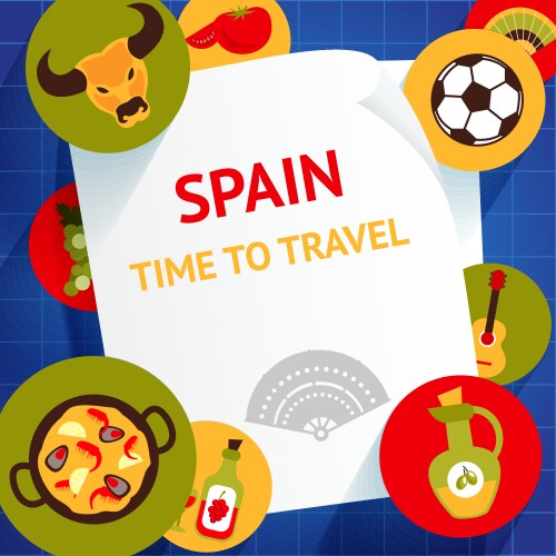 Funny spanish Royalty Free Vector Image - VectorStock