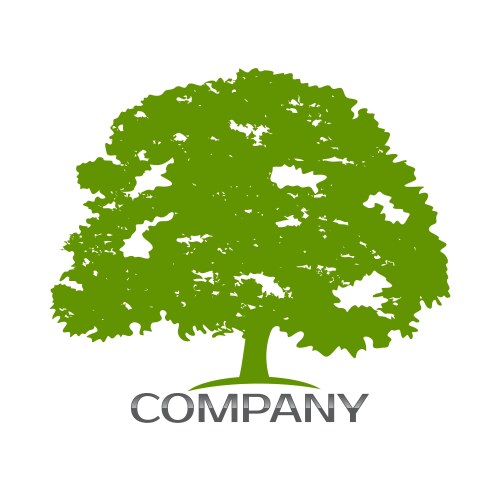 Modern tree logo Royalty Free Vector Image - VectorStock
