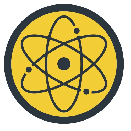 Nuclear defense symbol atomic warfare icon Vector Image