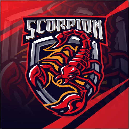Red Scorpion Logo Scorpion Logo Hi Res Stock Photography And Images