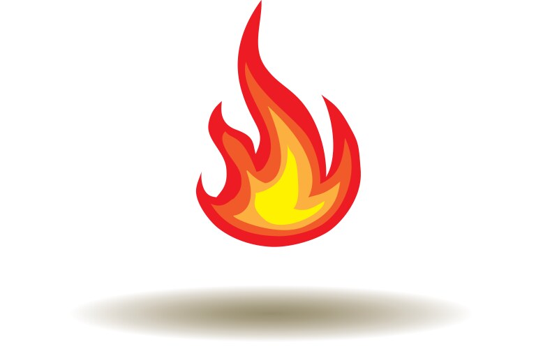 Fire icon Royalty Free Vector Image - VectorStock