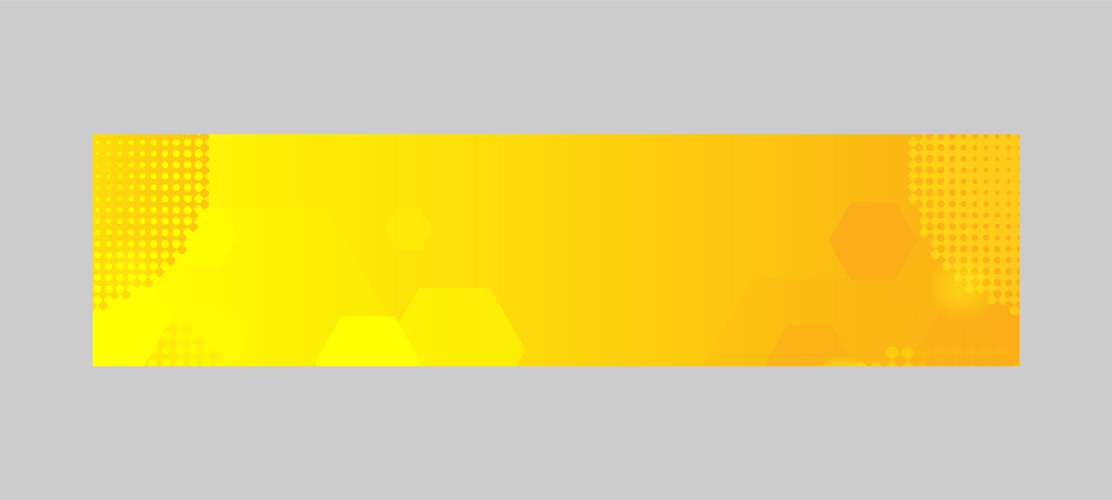 Futuristic gradient yellow digital horizontal Vector Image