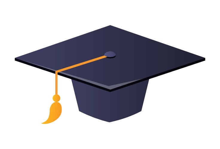 Graduation cap Royalty Free Vector Image - VectorStock
