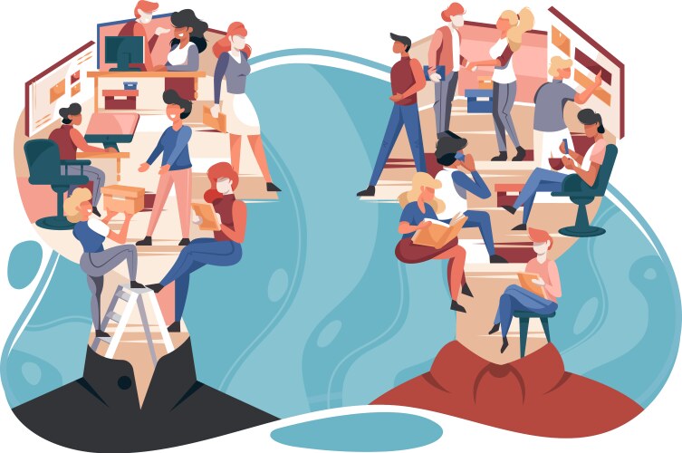 Problem Solving Abstract Concept Royalty Free Vector Image