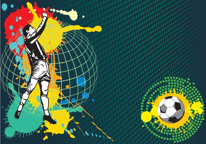 Soccer players Royalty Free Vector Image - VectorStock