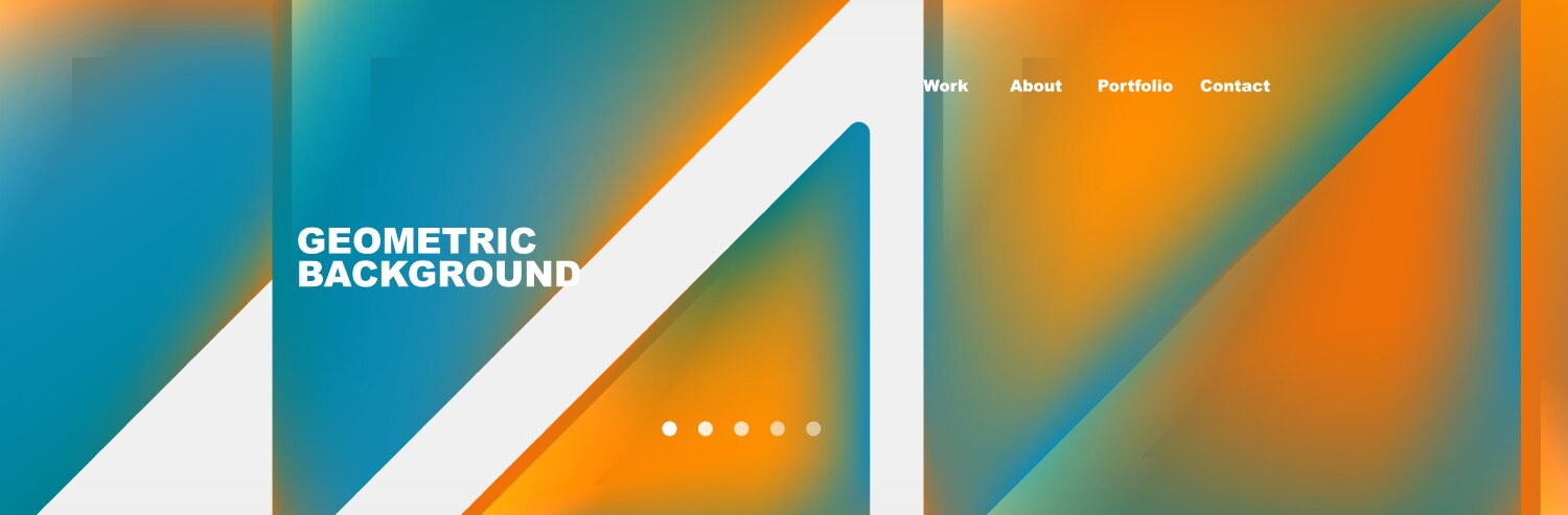 Triangle minimal web site page background design Vector Image