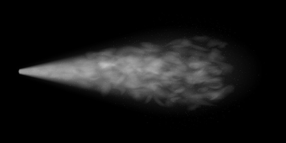 Spray jet overlay from nozzle or water gun Vector Image
