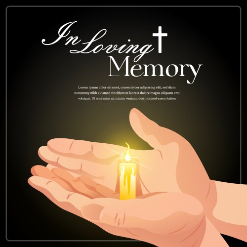 In loving memory Vector Images & Graphics for Commercial Use | VectorStock