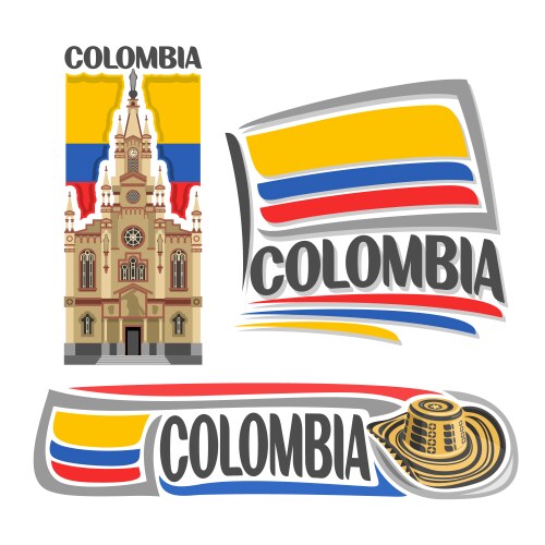 Logo for colombia Royalty Free Vector Image - VectorStock