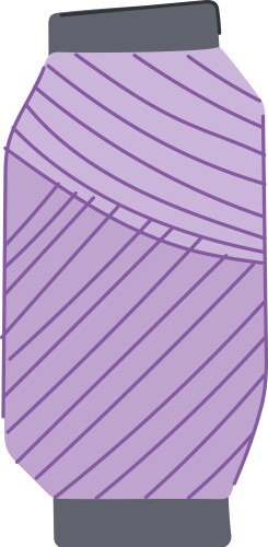 Stitch thread spool cartoon Royalty Free Vector Image