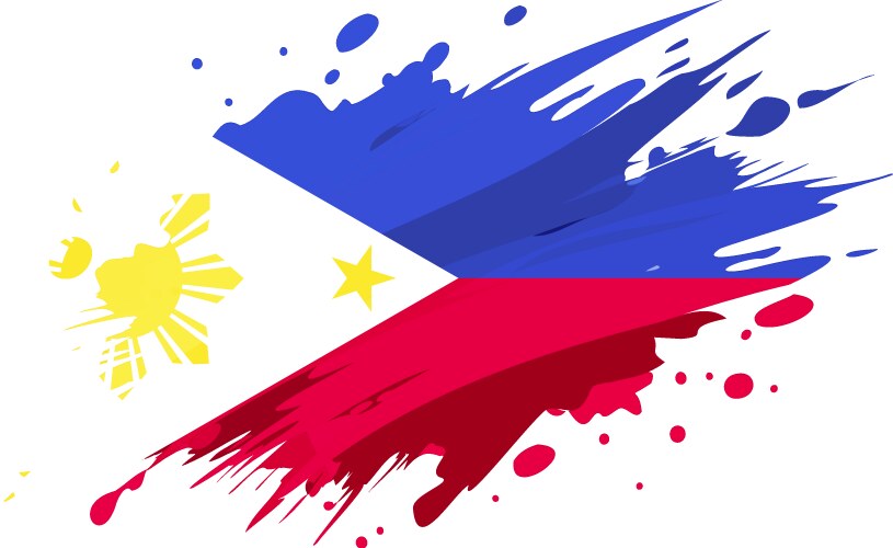 Philippine Flag Philippines Philippine Flag Plate | Kultura Filipino