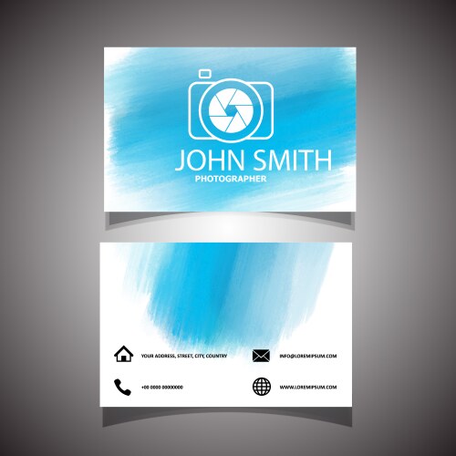 Press id card design template Royalty Free Vector Image