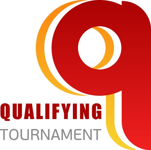 Circle emblem softball junior tournament Vector Image