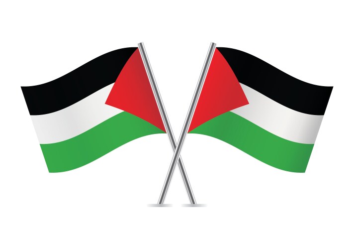 Palestine flag Royalty Free Vector Image - VectorStock