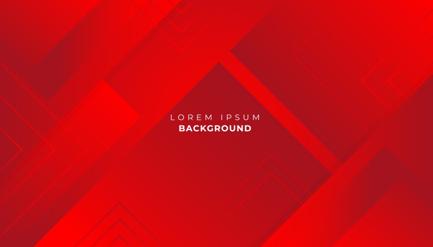 Template red shapes triangles overlapping Vector Image