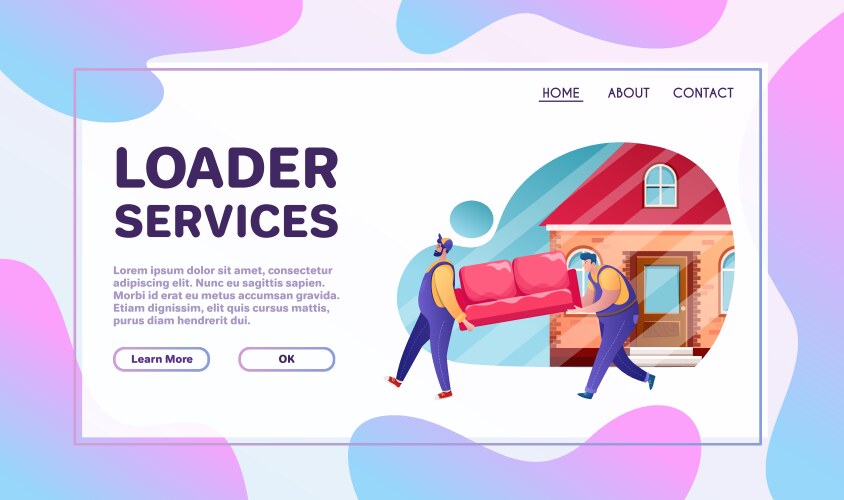 Moving and relocation set cartoon Royalty Free Vector Image