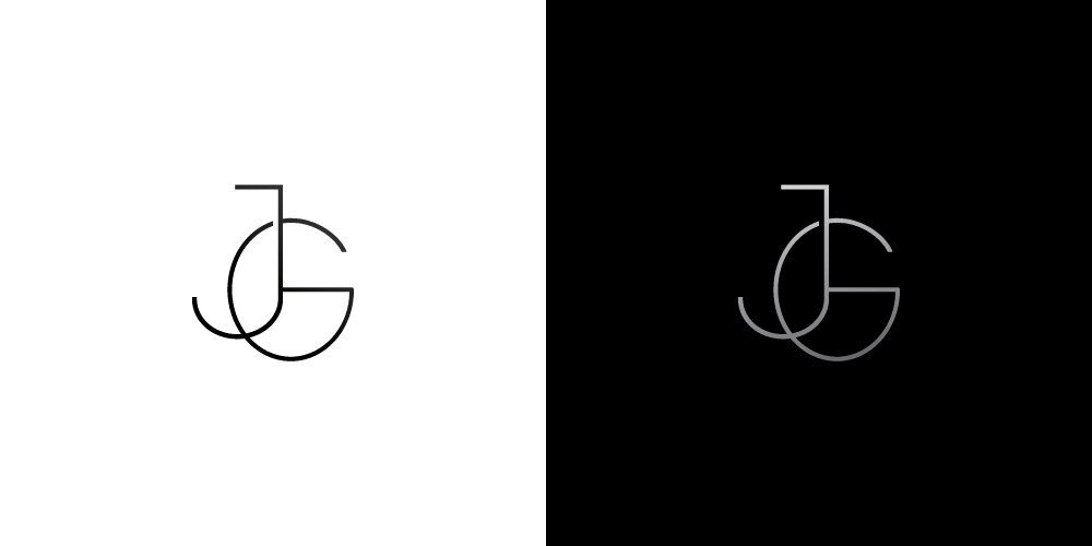 Jg logo Vector Images & Graphics for Commercial Use | VectorStock