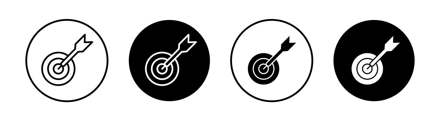 Dart icon Royalty Free Vector Image - VectorStock