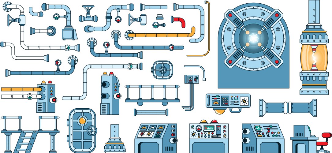 Cartoon Computer System Unit Vector Images (over 410)