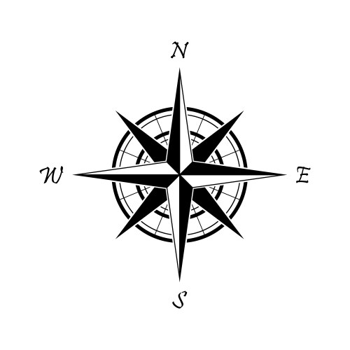 Compass Black and White Vector Images (over 64,000)