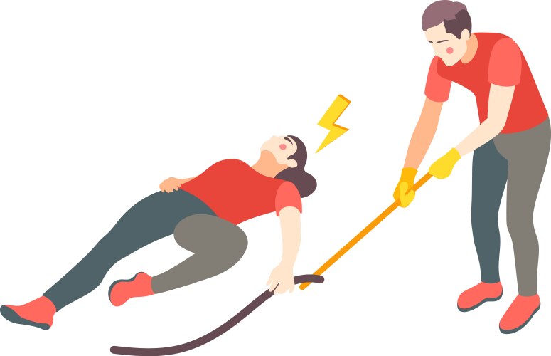 Burn first aid composition Royalty Free Vector Image