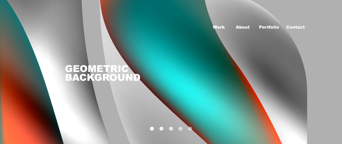 Geometric background with red blue and gray Vector Image