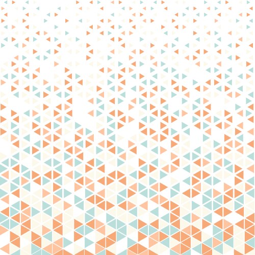 Triangle halftone geometrical pattern slanted Vector Image
