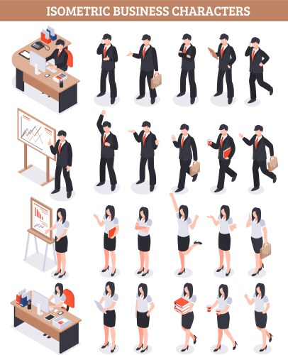 Isometric Characters Vector Images (over 72,000)