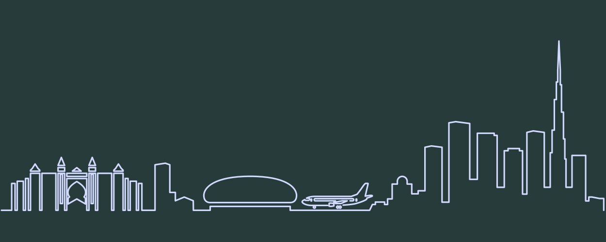 Dubai Skyline Vector Images (over 2,200)