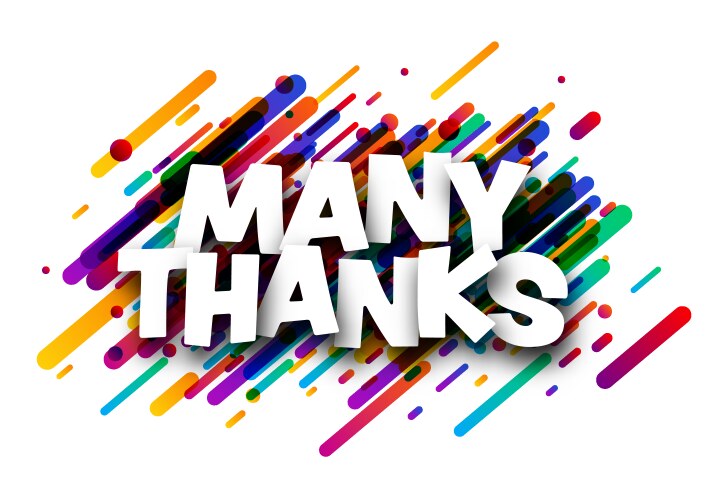 Many Thanks Vector Images (over 400)