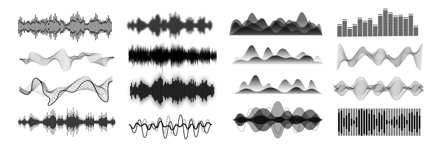 Speaking sound wave Royalty Free Vector Image - VectorStock
